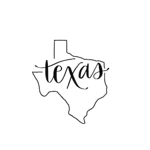 Texas - Printable Download - Etsy