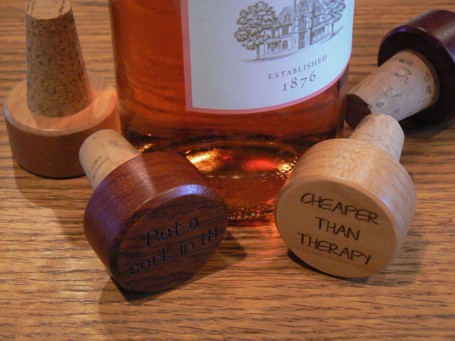 Personalized Wooden Wine Corks - Etsy