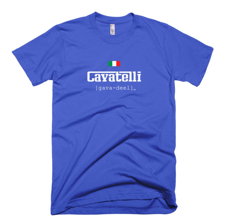 Italian Cavatelli Pronunciation Tee Italy Food Pride T-shirt Heritage ...