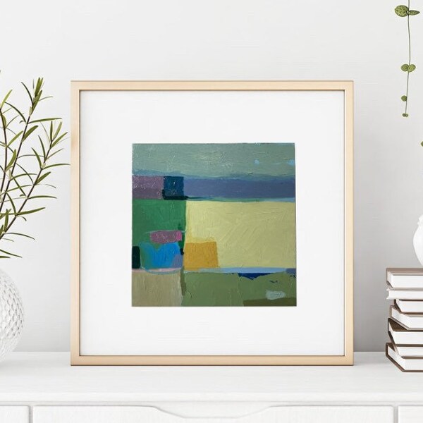 Color Block Art - Etsy