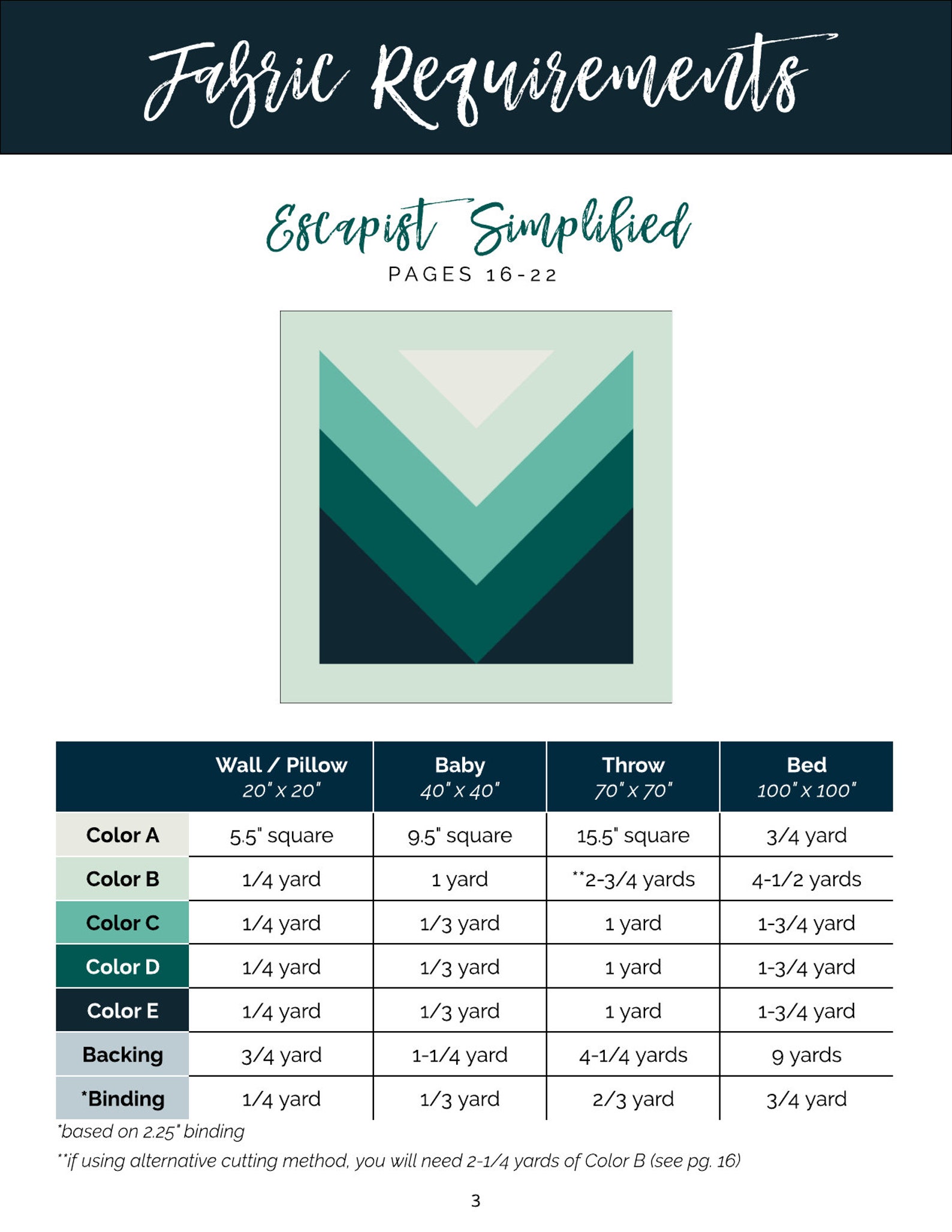 The Escapist Quilt Pattern PDF Digital Download - Modern Quilting ...