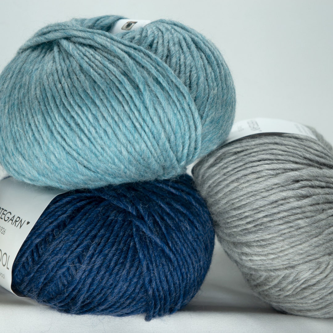 Incawool -100% Single-ply Highland Wool | Aran Weight | 7 Colors ...
