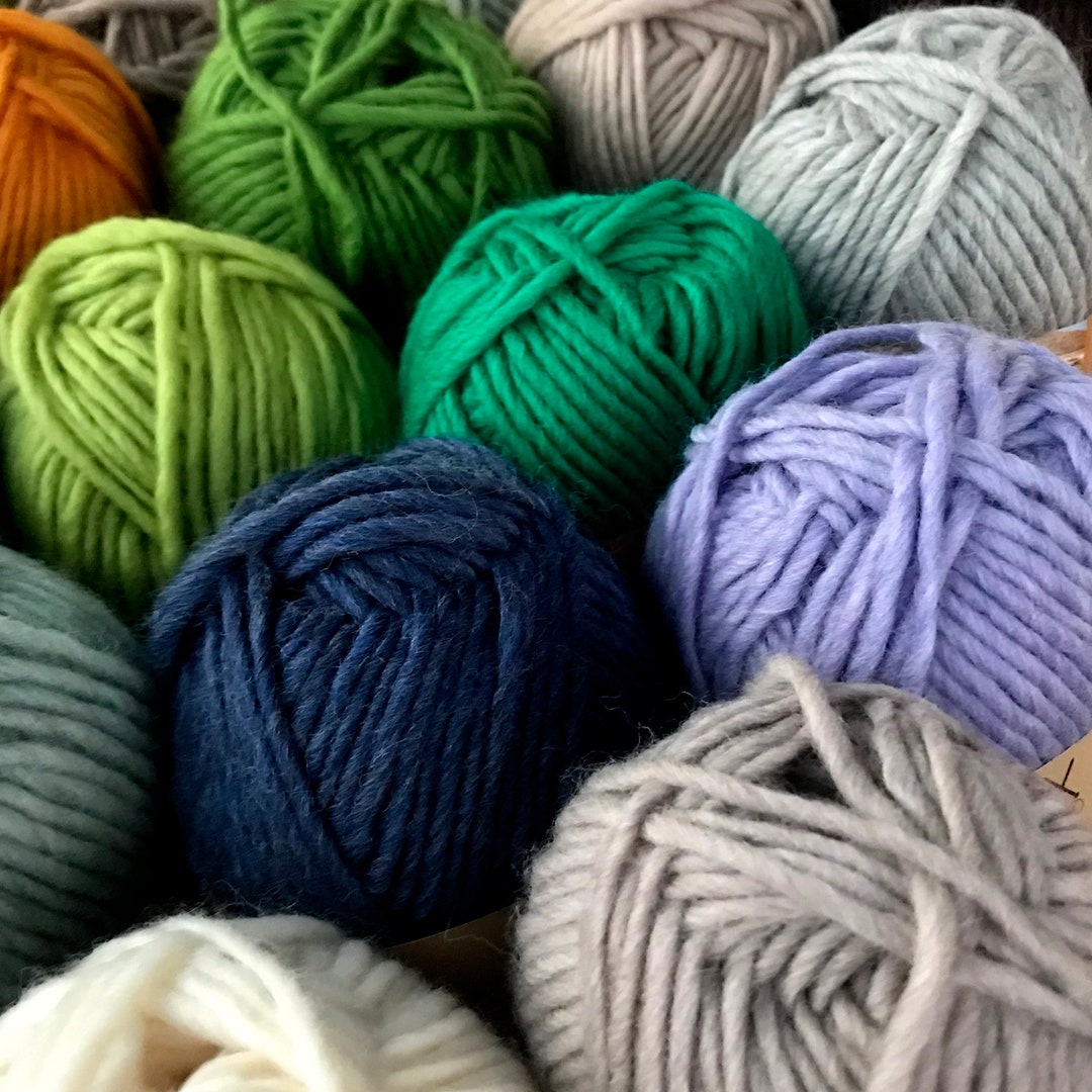 100% Natur Uld in 10 Colors | Bulky Weight | Non-superwash | Hjertegarn ...