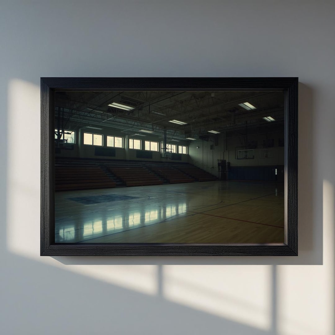2000s High School Gym at Midday Poster Print – Liminal Nostalgia Wall ...