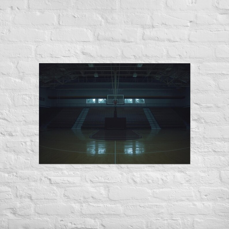 2000s High School Gym at Night Poster Print – Liminal Nostalgia Wall ...