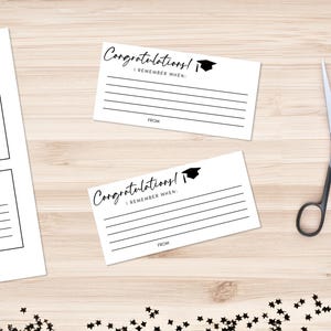 Memories With the Grad Sign & Cards – Graduation Party Decor ...