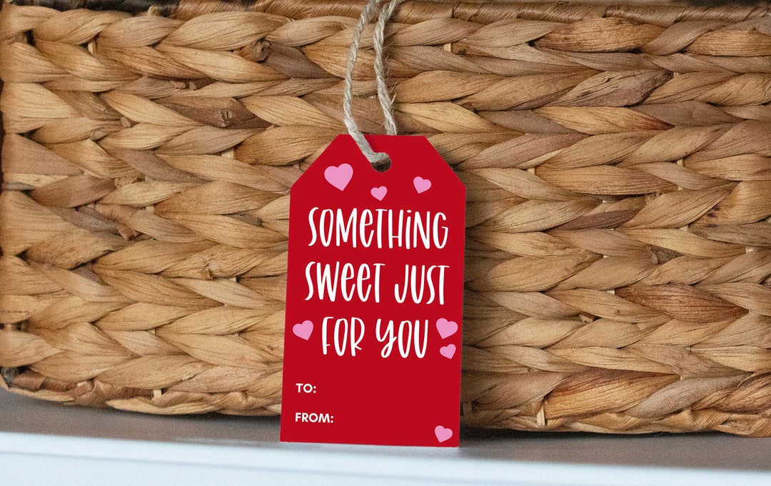 Valentine's Gift Tags: Printable Party Favor Treat Tags (PDF Files) - Etsy