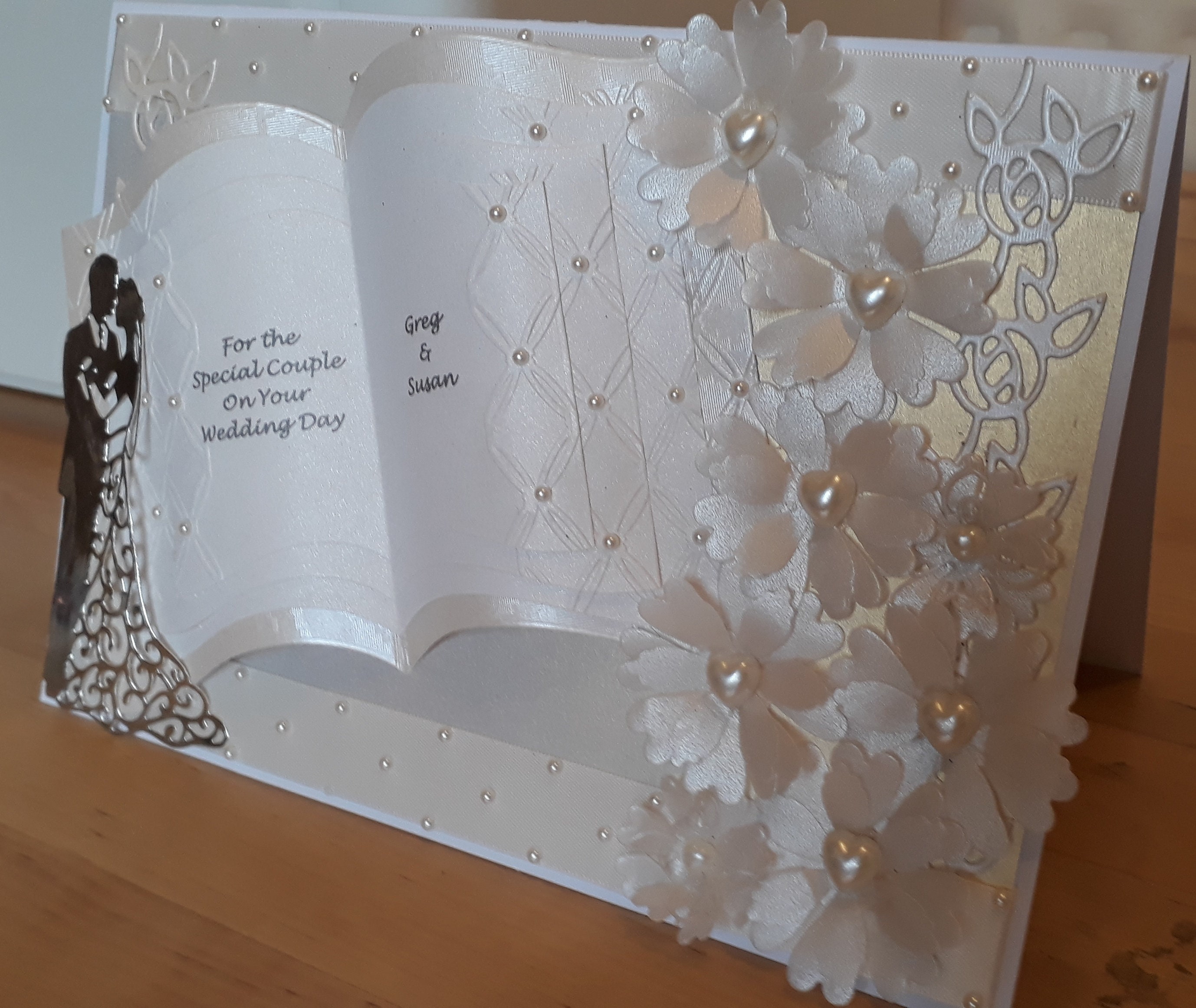 Wedding Card Handmade And Personalised Wedding Card Handmade And Personalised