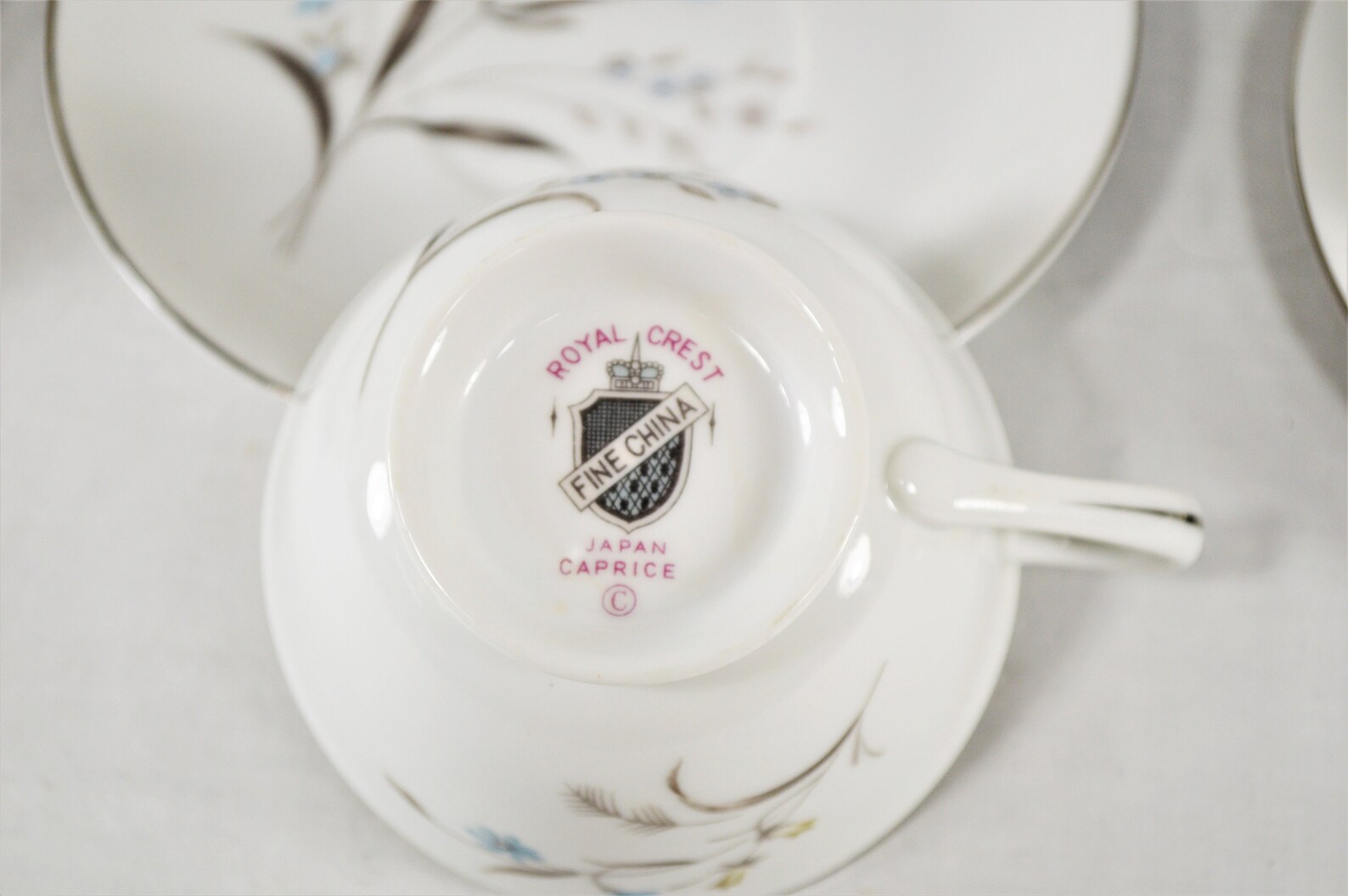 Vintage Cups and Saucers Set of 6 Royal Crest Fine China | Etsy