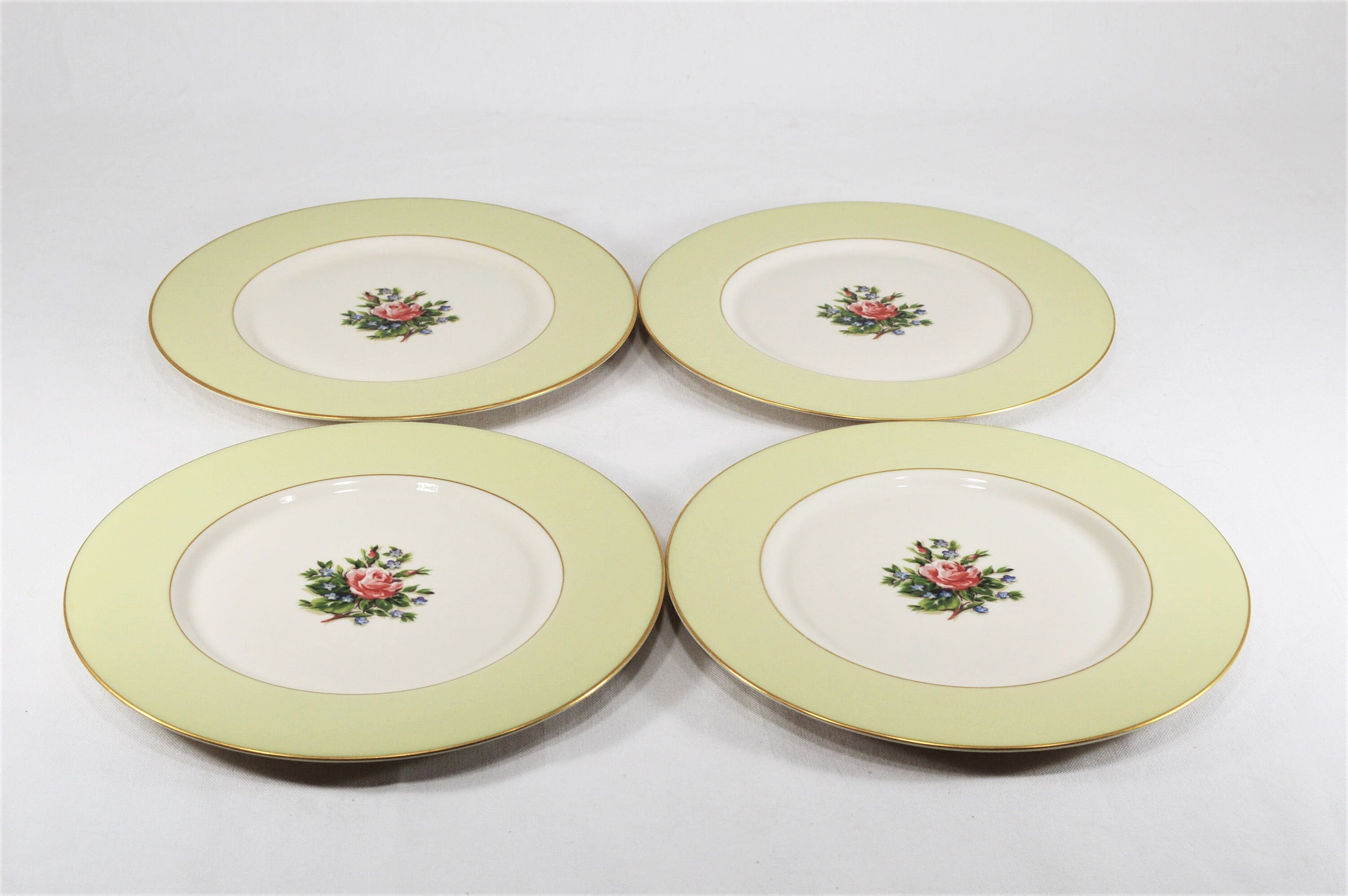 Vintage Dinner Plates Set of 4 | Etsy