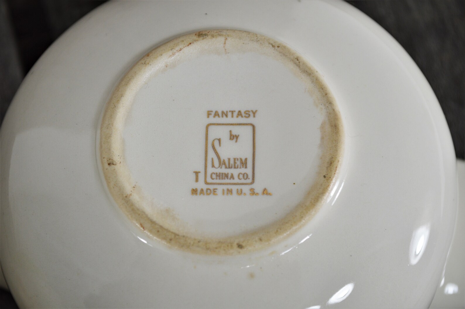 Vintage Sugar Bowl & Creamer Set, Fantasy by Salem China Co. - Etsy