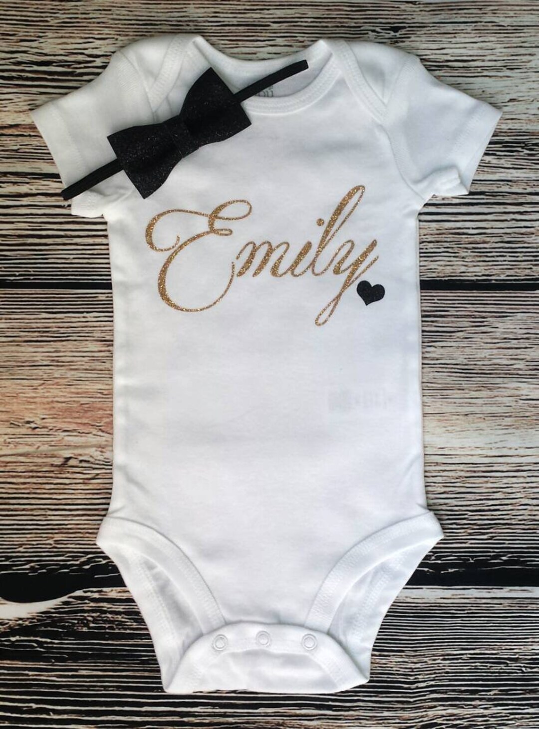 Personalized Name Bodysuit Baby Girl Name Bodysuit Custom - Etsy