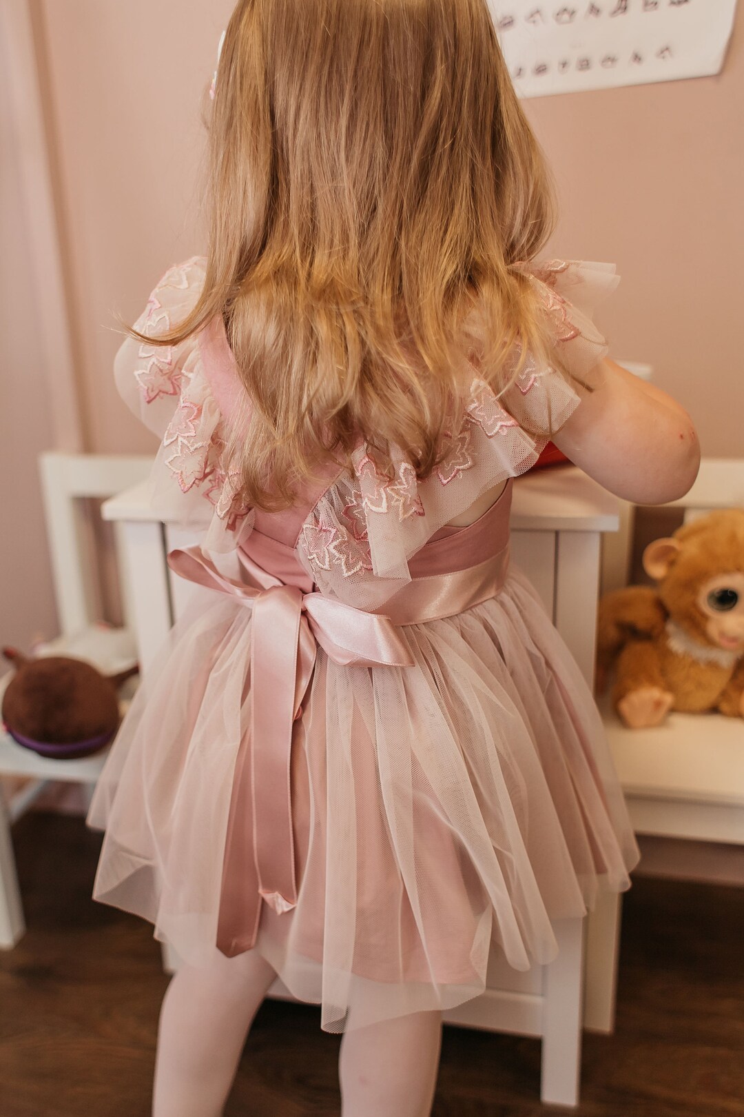 Boho Flower Girl Dress, Robe Baptême Bébé Fille, Cake Smash Outfit Girl ...