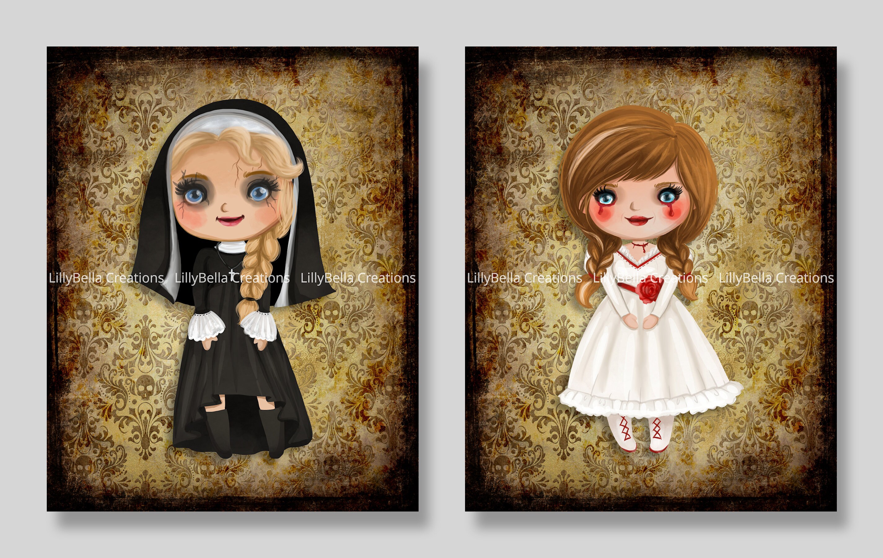 15 Princess Horror Movie Art Digital Prints Snow White | Etsy