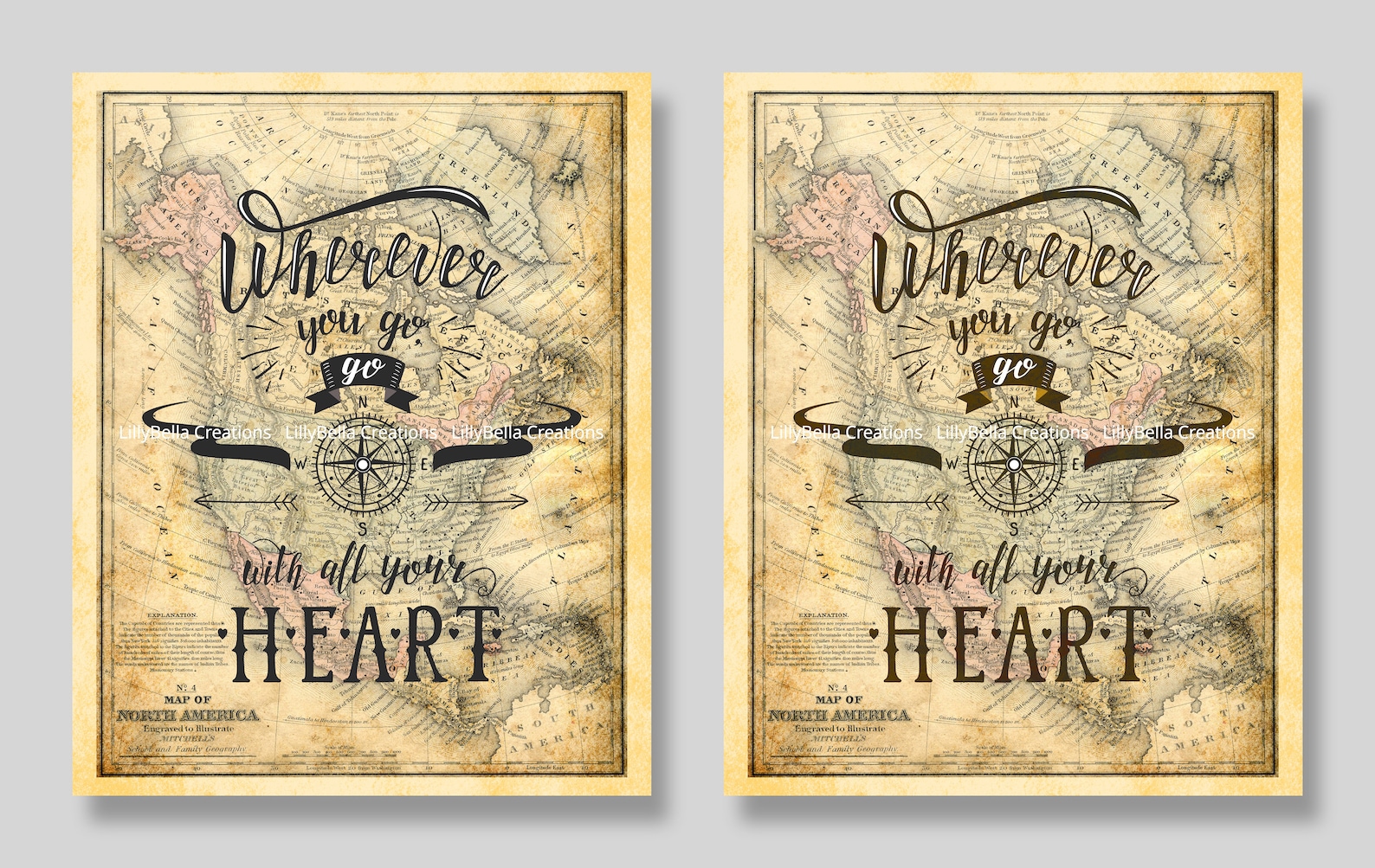 10 Travel & Map Mixed Media Watercolor Digital Art Prints - Etsy