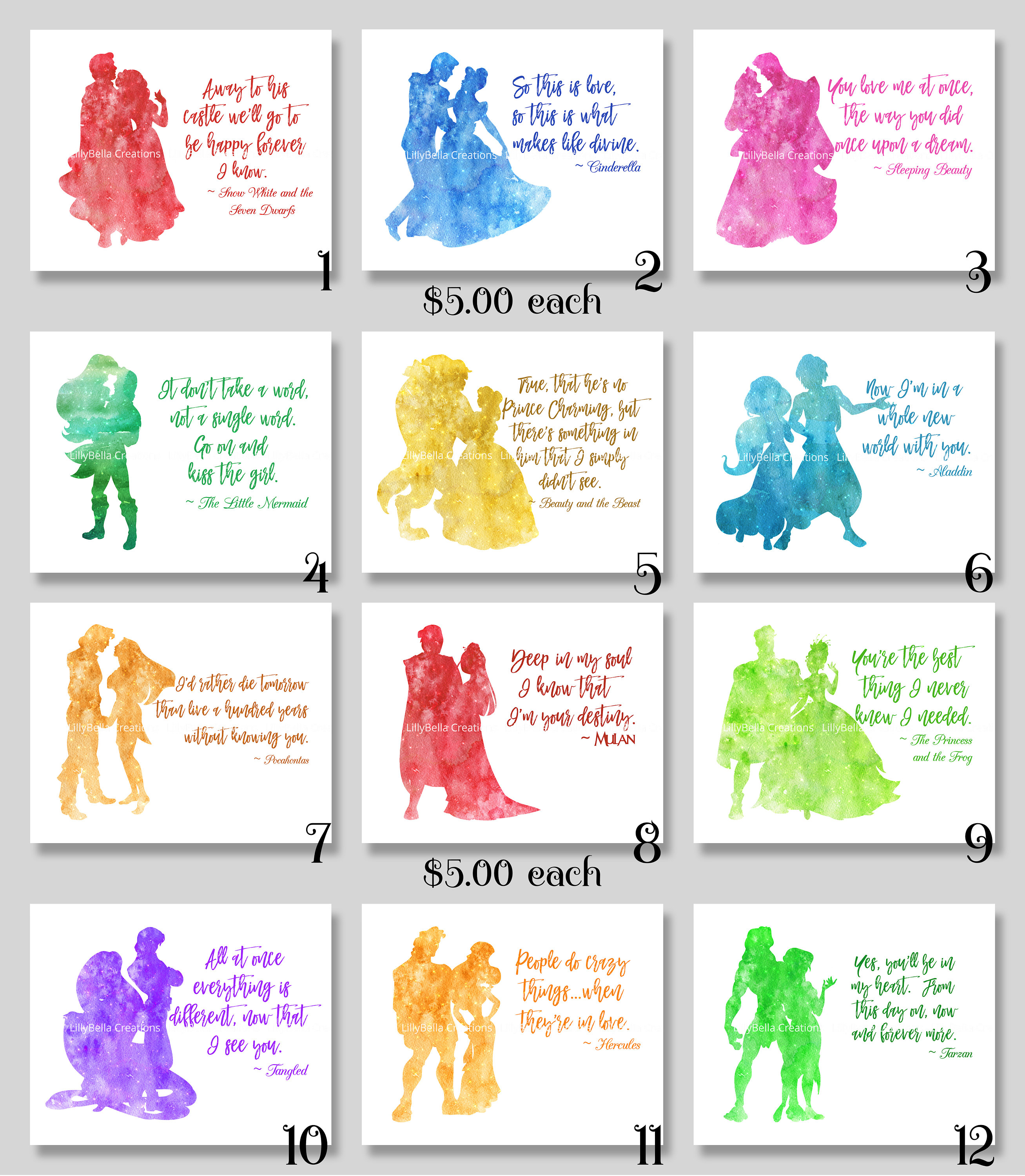 Disney Couple Silhouette