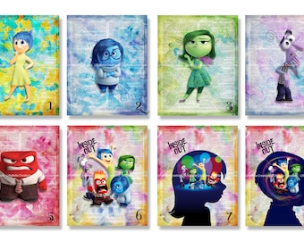 Inside Out Feelings Chart Digital Download | Emotional Awareness ...