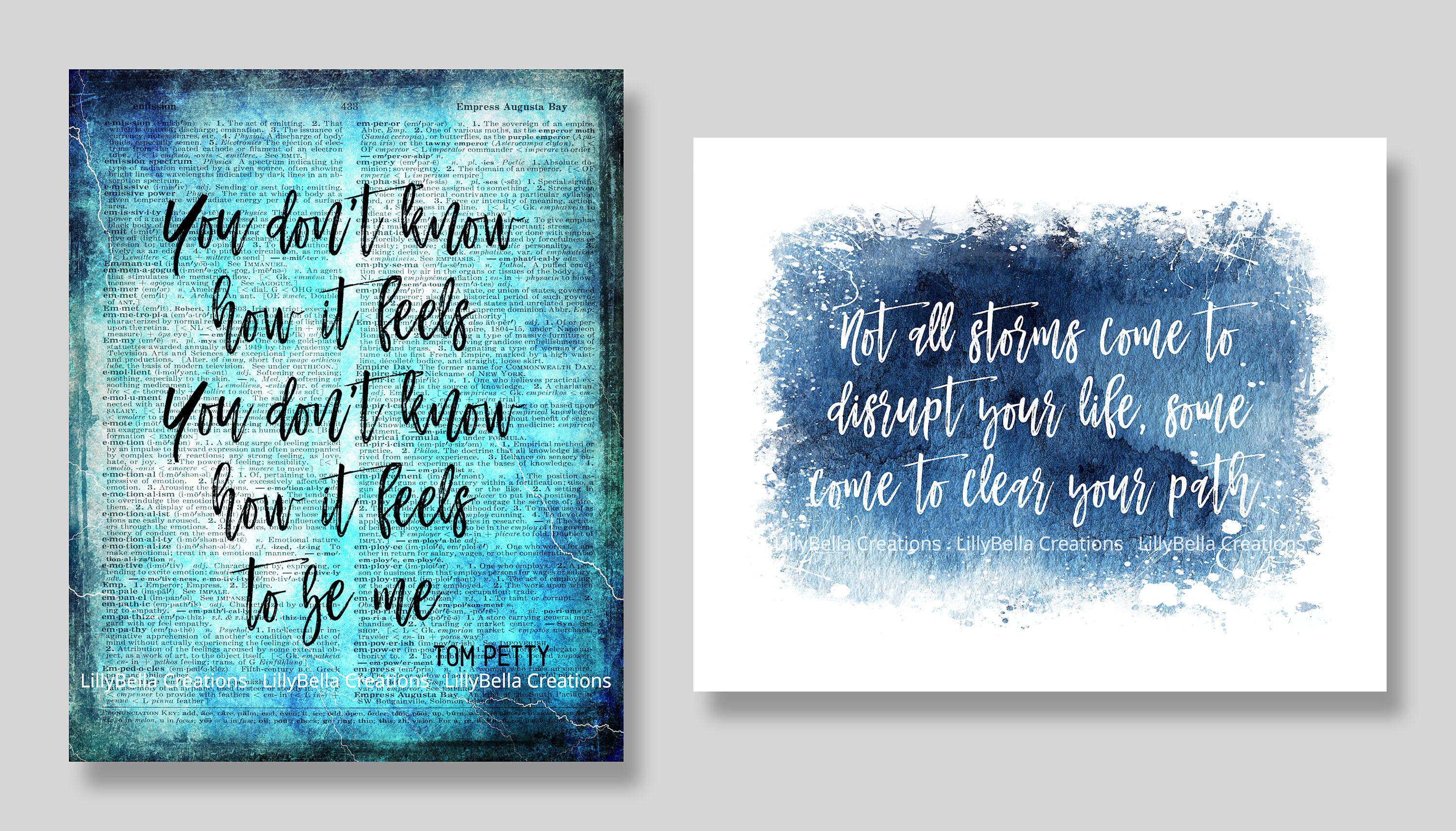 16 Quotes Songs Mixed Media Watercolor Digital Art Prints Queen, Gypsy ...
