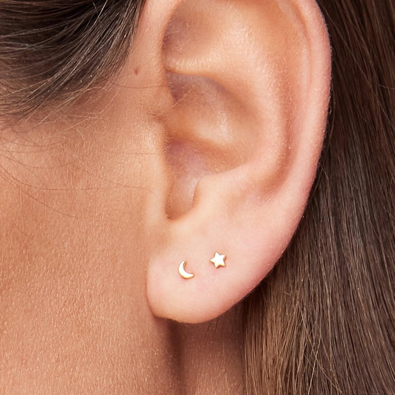 Moon Earrings - Etsy