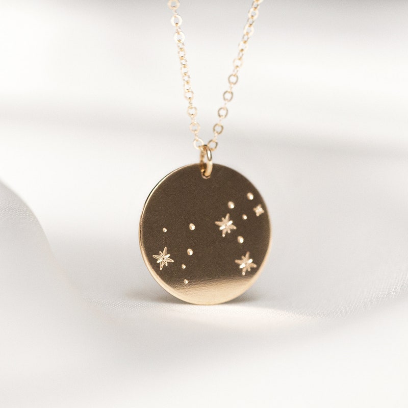 Zodiac Sign Necklace - Etsy
