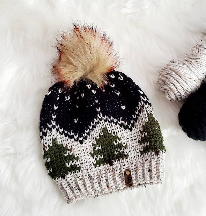 Nightfall's Beanie Pdf Digital Download, Graph Hat Patterns, Crochet ...