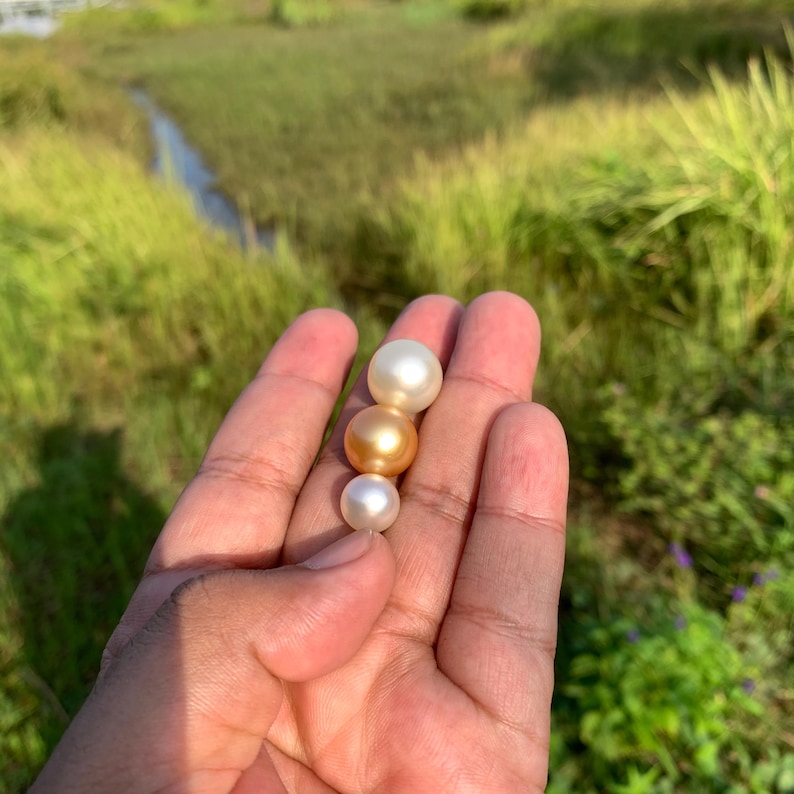 Loose Indonesia Saltwater Pearl South Sea Pearl Beads Bozorx - Etsy