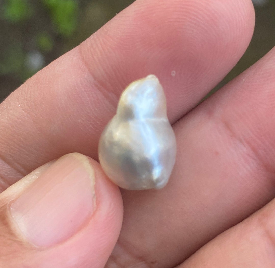 11.5MM Loose Real South Sea Pearl Real Seawater Saltwater Pearl Baroque ...