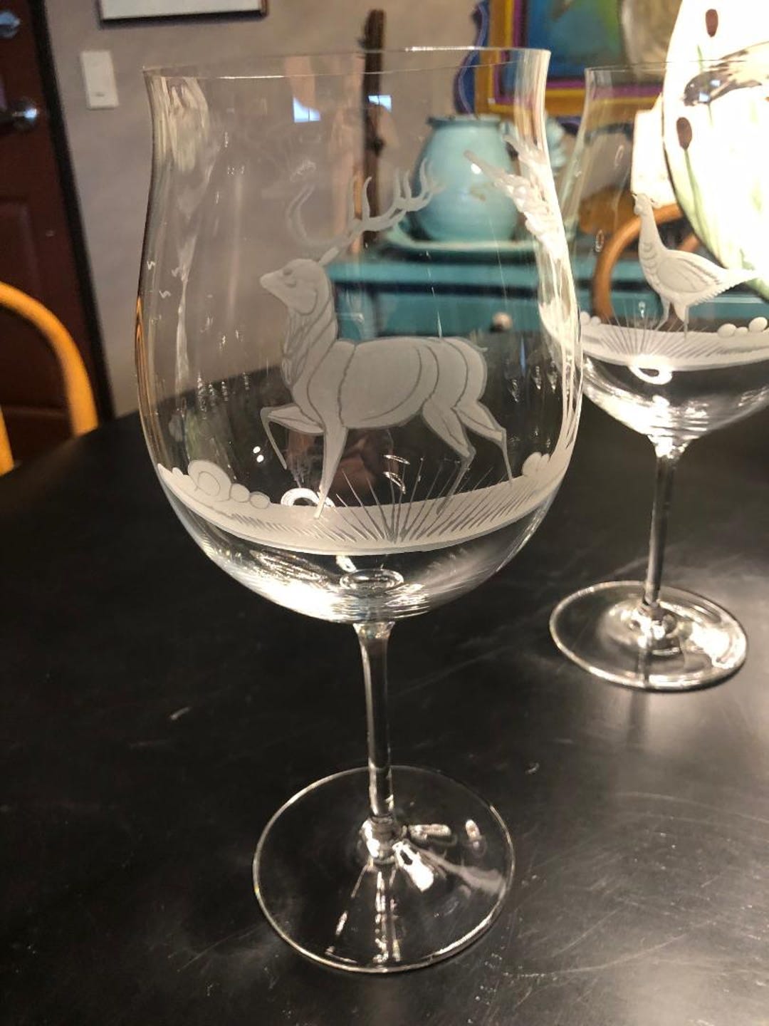 Riedel Etched Vintage Sommelier Burgundy Grand Cru Wine Glasses/riedel ...