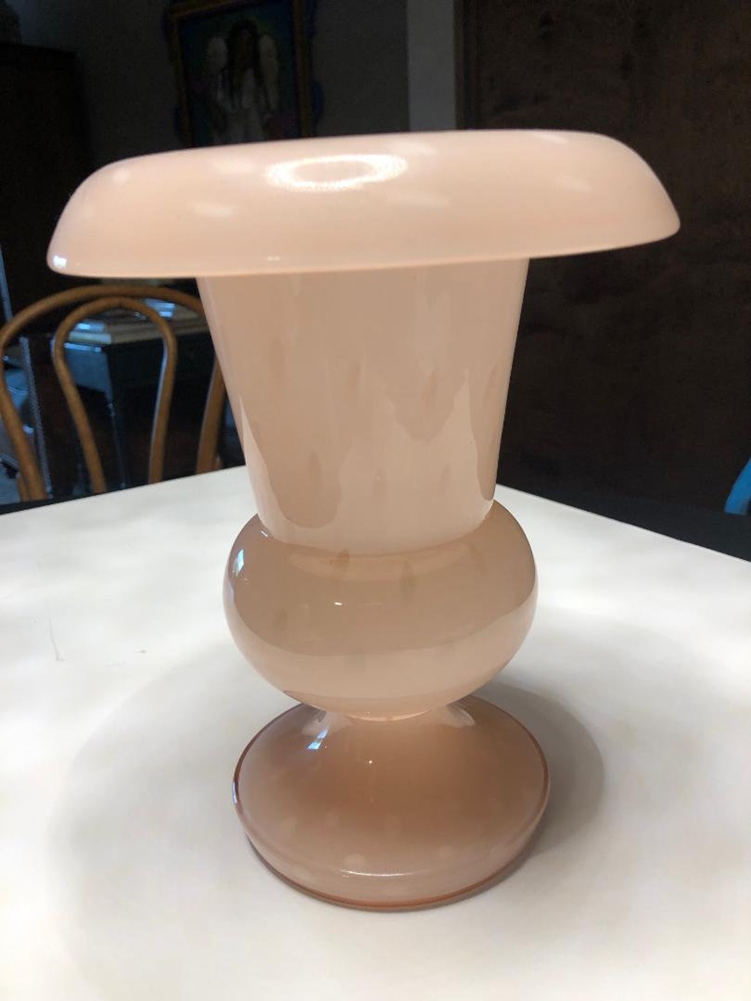 Bohemian/art Nouveau/kralik Glass/czech/slovakia/opalescent Flower Vase ...