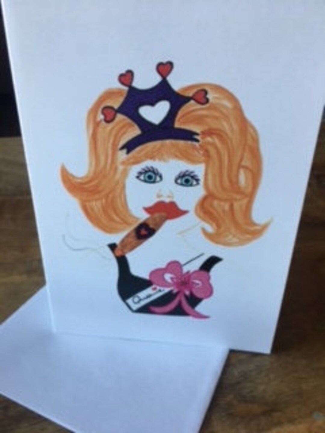 Cigars-cigar Art-cigar Greeting Cards-cigarettes-original Art-cigar Box ...