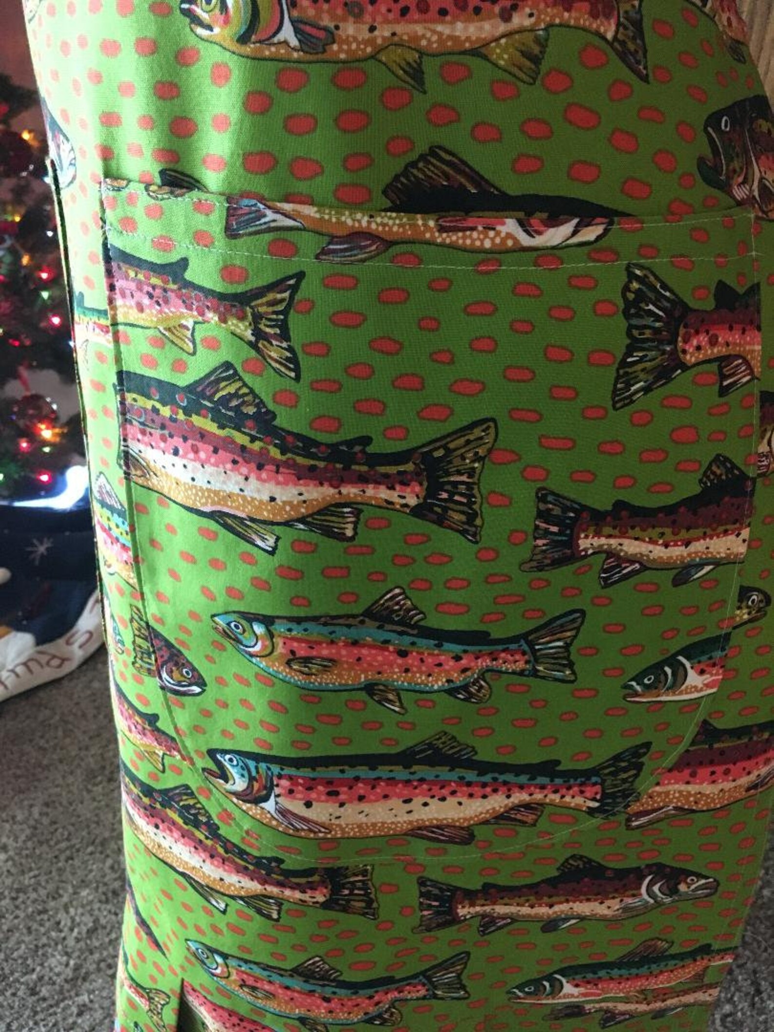 Women Fly-glamping-fly Fishing/aprons/fly Fishing Apron/ Trout/ River ...