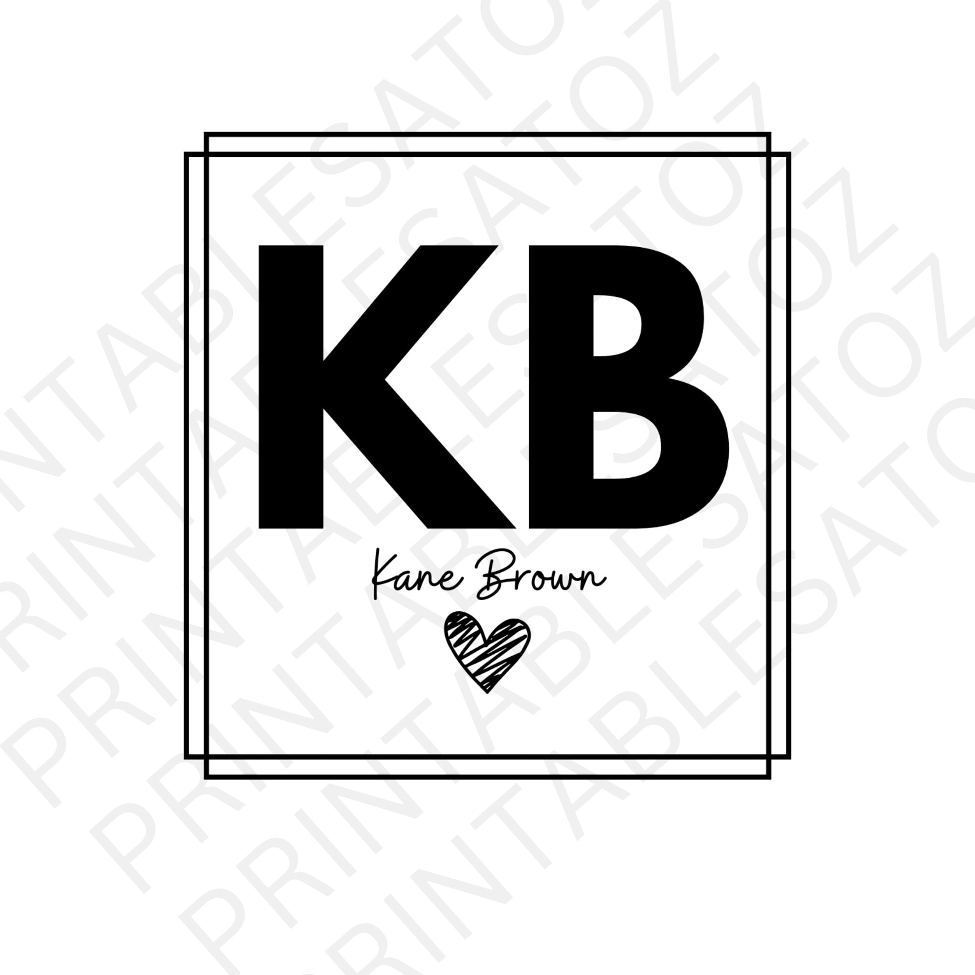 Kane Brown Different Man Album Song List, PNG SVG (digital Download) - Etsy