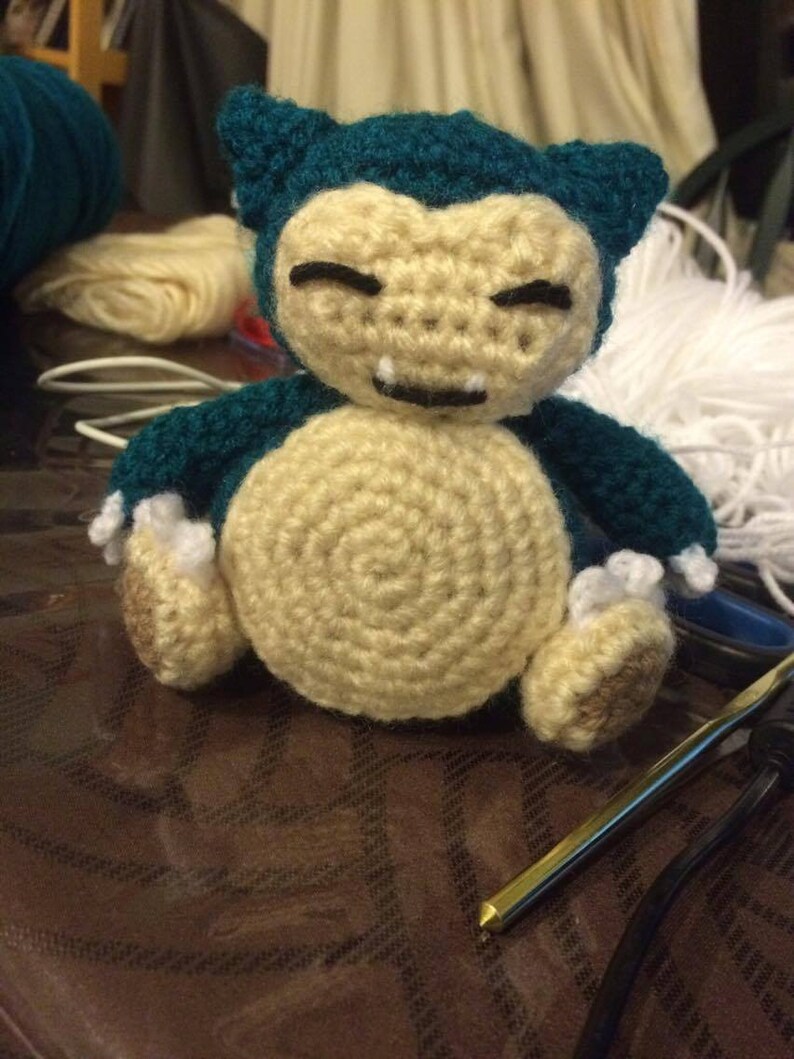 Snorlax Crochet Pattern (fixed the Ear Issue Too!) - Etsy