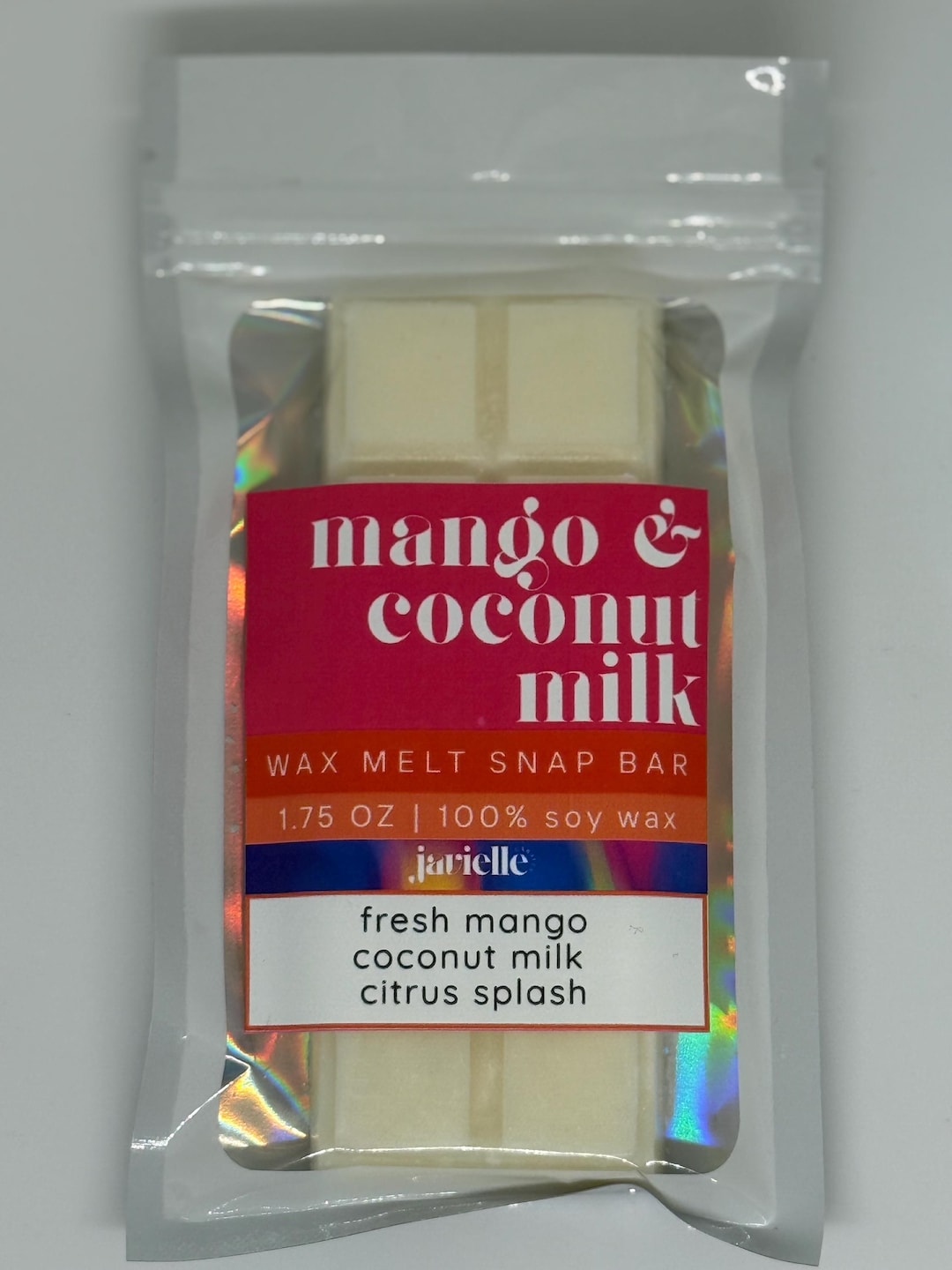 Mango & Coconut Milk Wax Melts - Tropical Fruity Wax Cubes With Citrus ...
