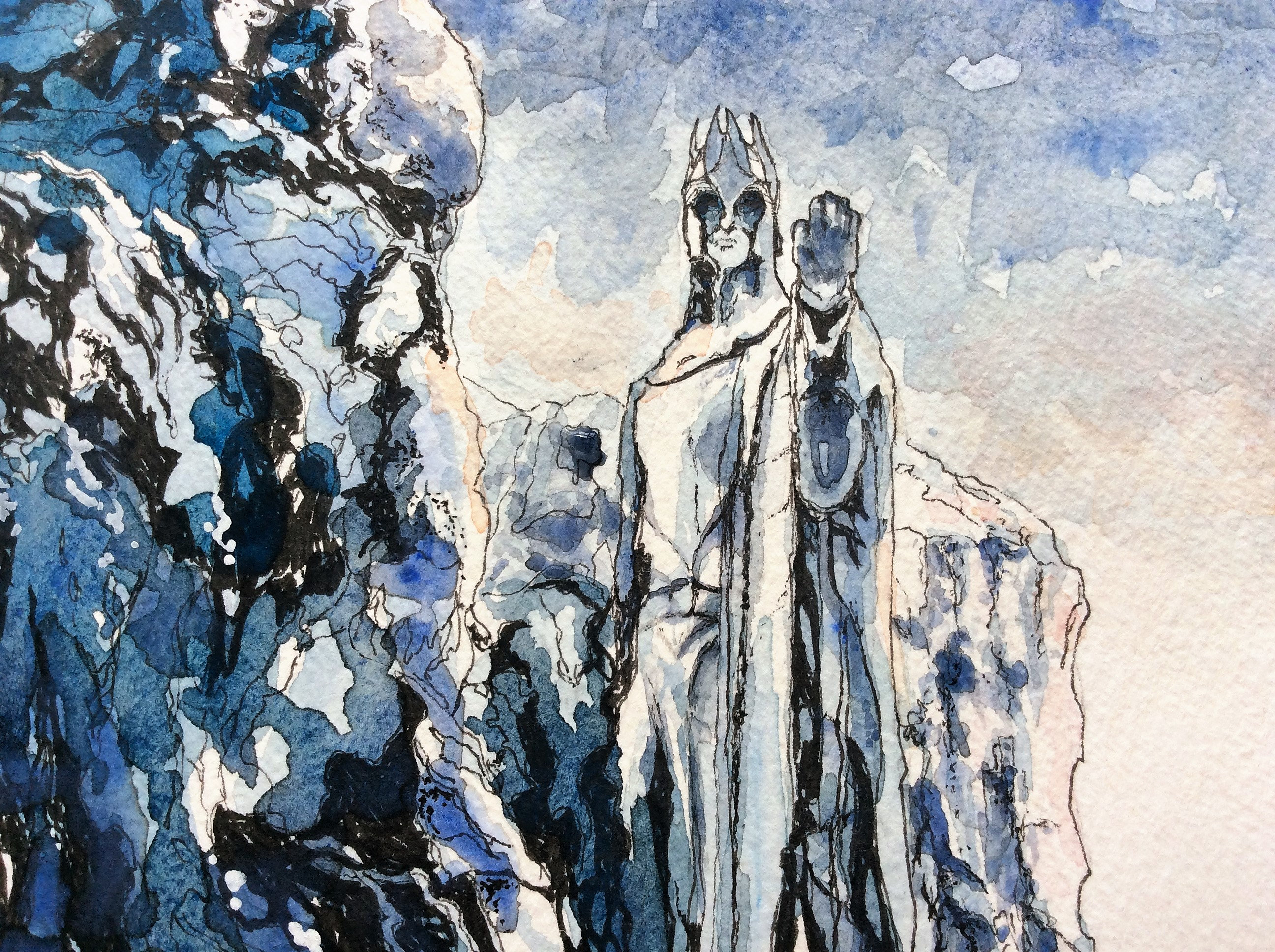 Argonath lord of the ringspillars of kingslotr printthe | Etsy