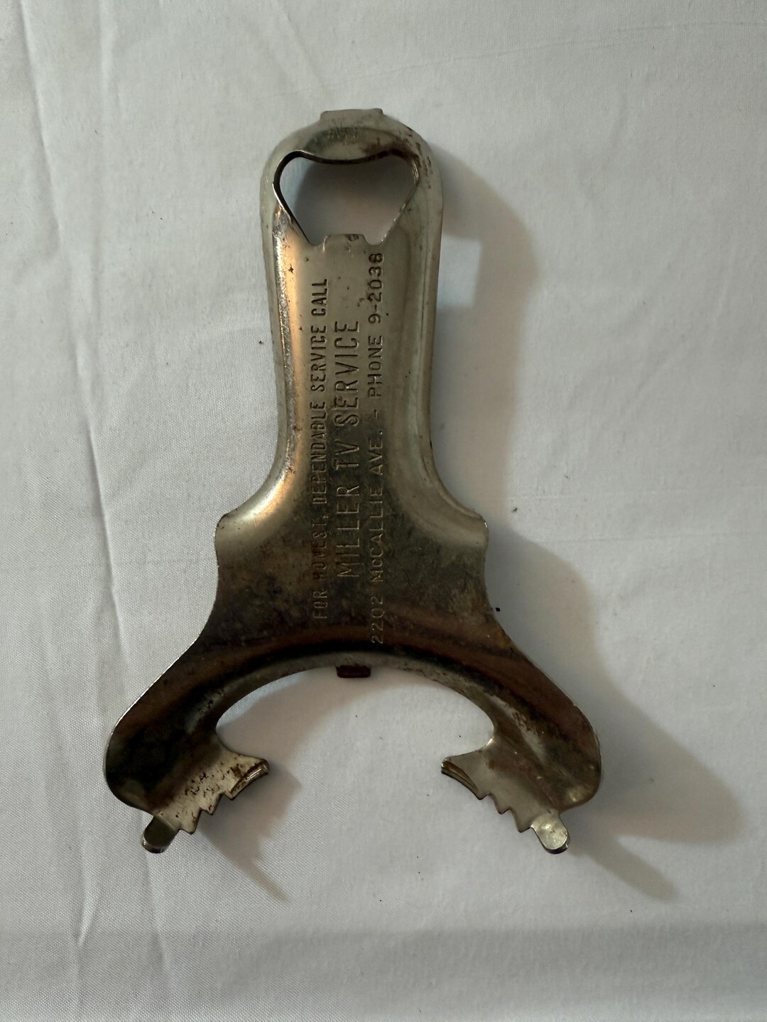 Vintage Jar Bottle Opener Advertising Miller TV Service Pry-a-lid - Etsy