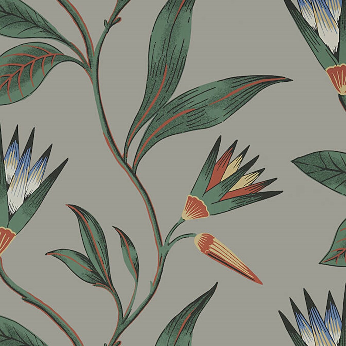 Thibaut Wallpaper Cleo Vine, Anna French Wallpaper, Designer Wallpaper ...