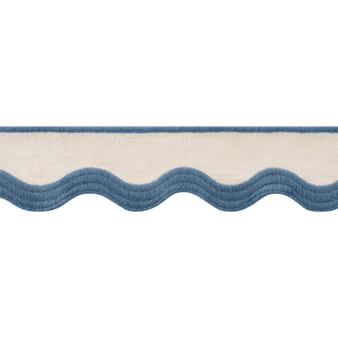 Thibaut Wave Tape Trim: Linen Polyester Blend, 2.12" Wide - Etsy