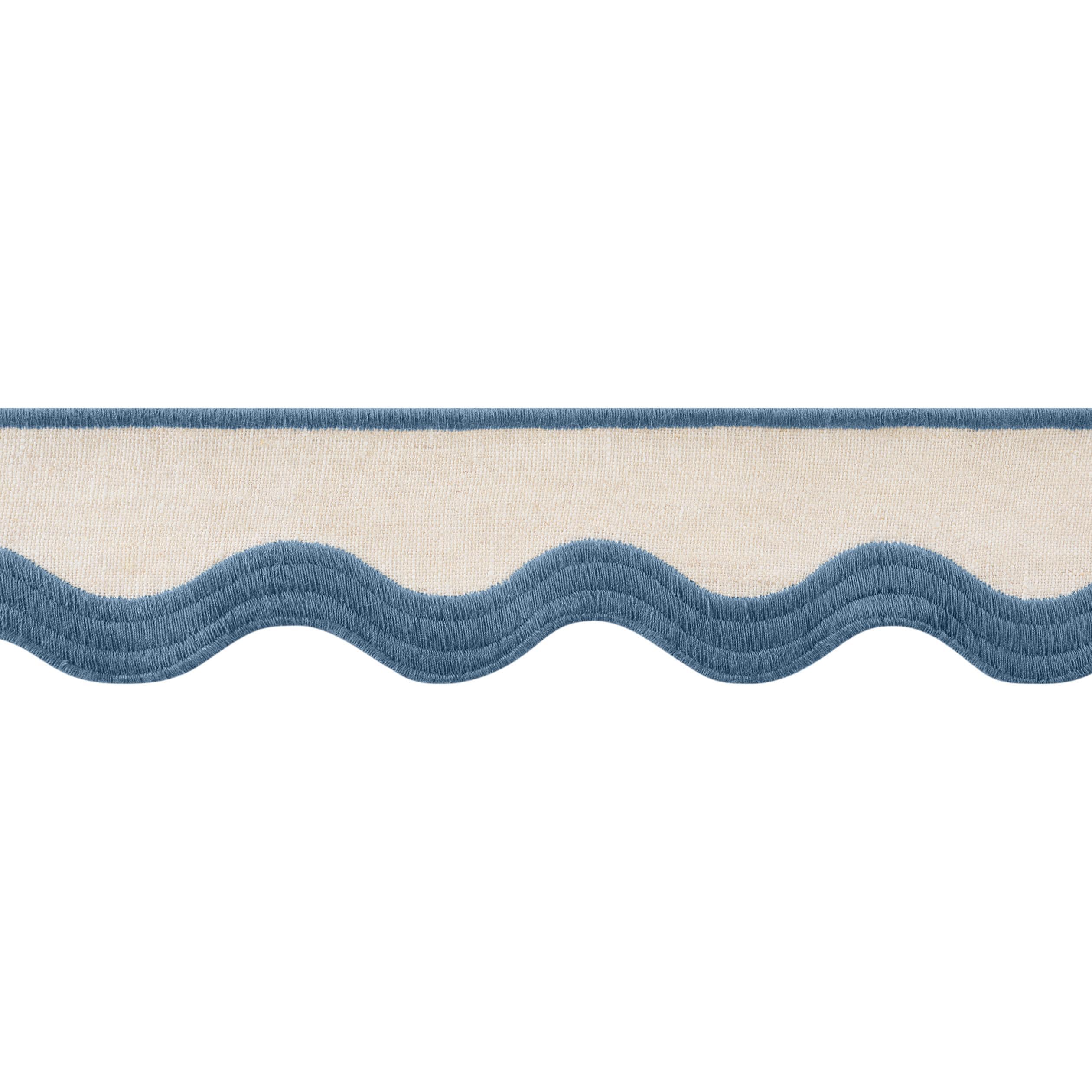 Thibaut Wave Tape Trim: Linen Polyester Blend, 2.12" Wide - Etsy