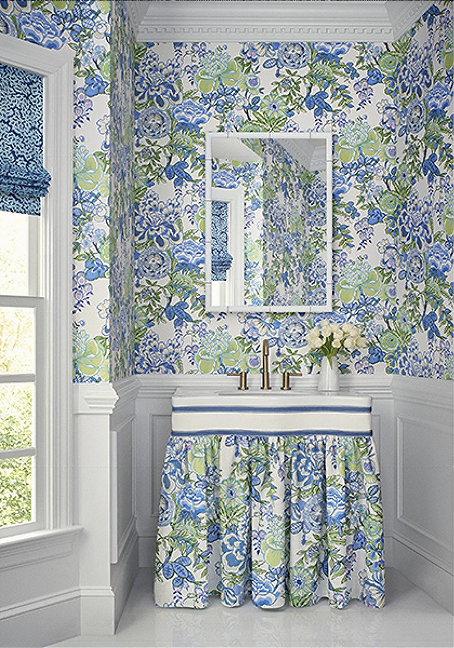 Thibaut Peony Garden Wallpaper - Etsy