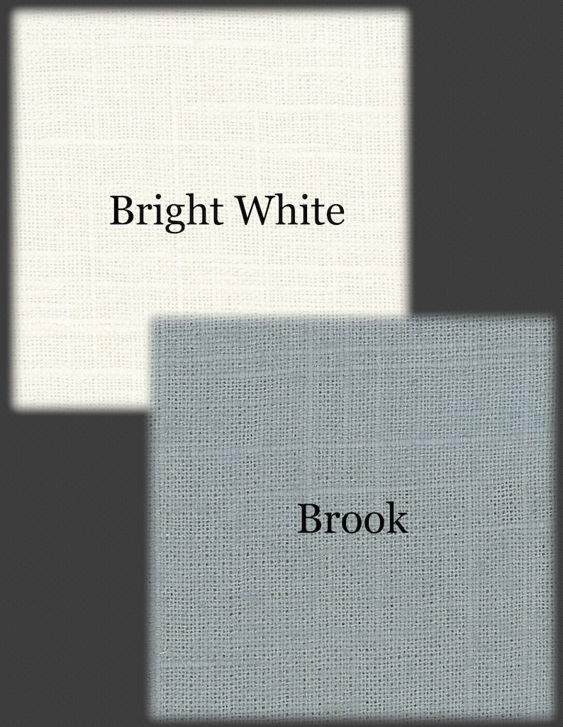 Custom Linen Blend Drapery Panels: Pinch Pleated, Euro Pleated, Back ...