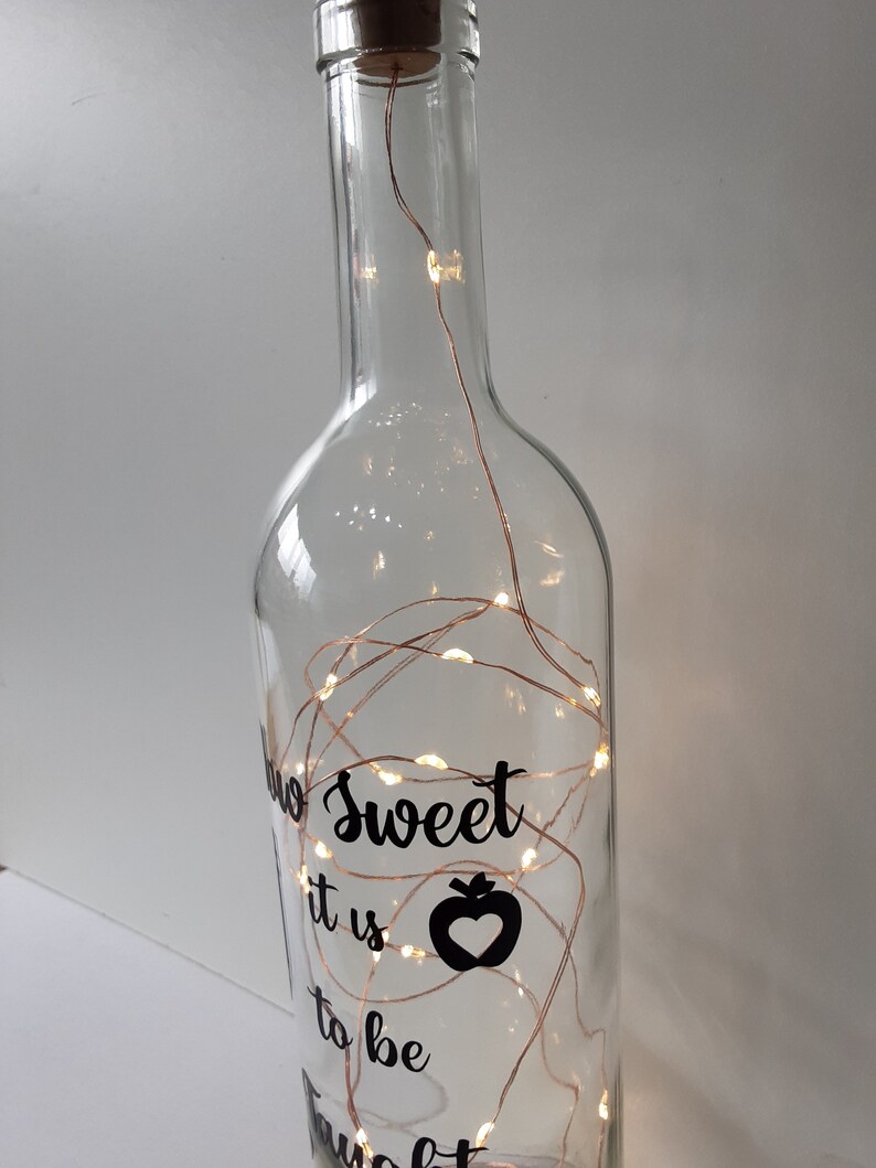 Best Teacher Appreciation Light up Bottle Gift End of Term Gift Sweet ...