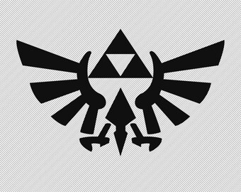 Art Objects Sculpture Triforce of Hyrule Leather Engraving The Legend ...