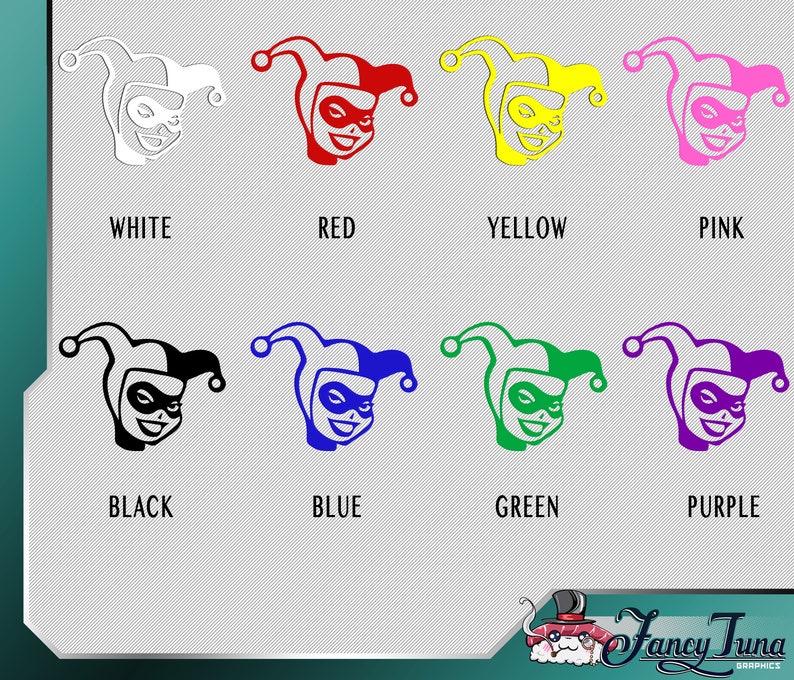Vinyl Decal Harley Quinn - Etsy