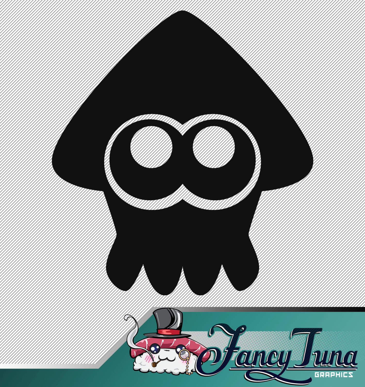 Vinyl Decal Splatoon Squid Logo - Etsy