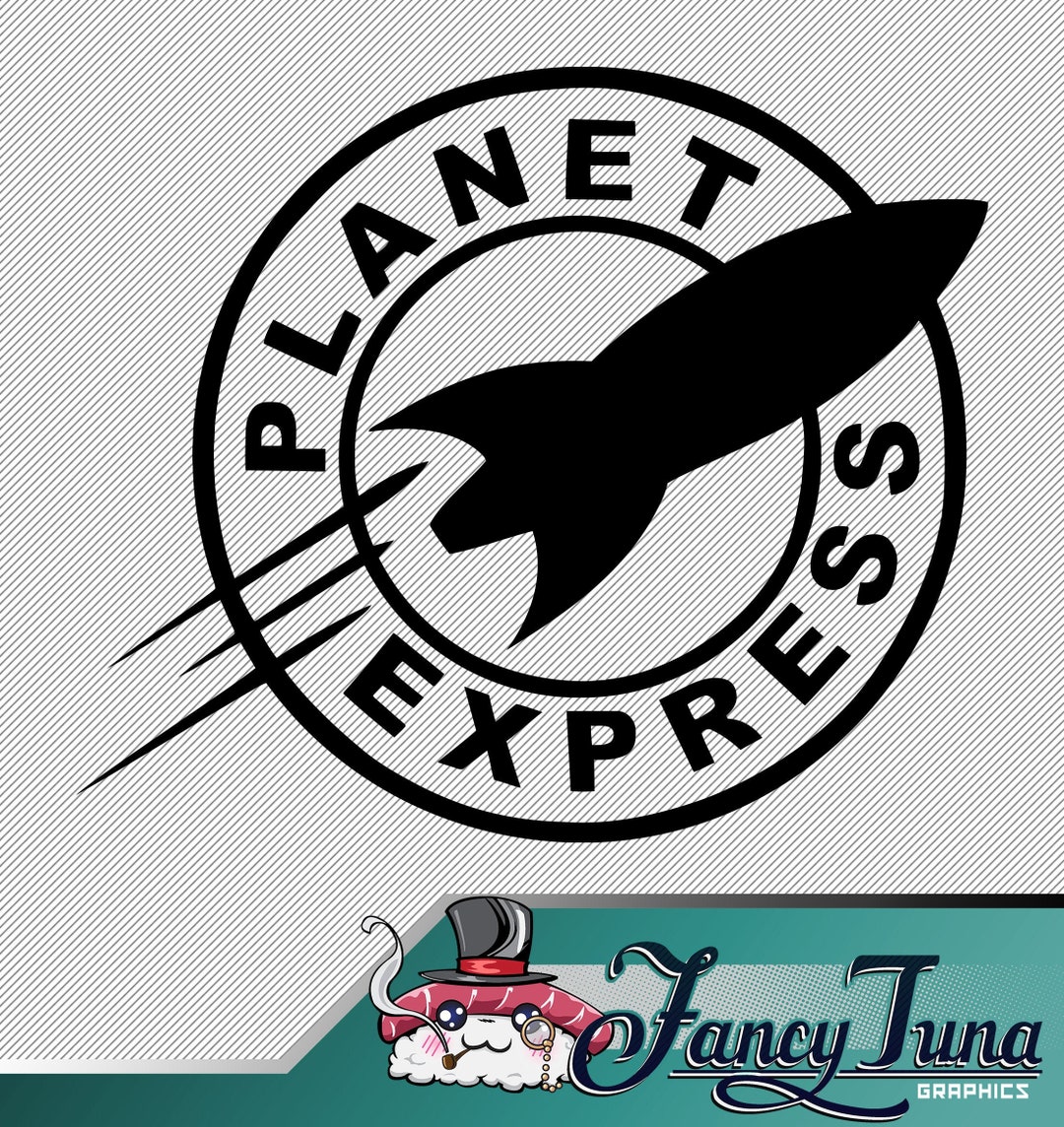 Vinyl Decal Planet Express Logo - Etsy