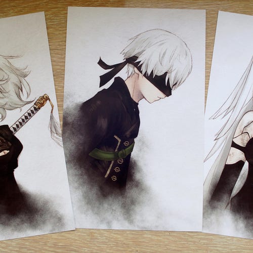 Nier Automata Yorha Emblem Vinyl Sticker Inspired by Square - Etsy