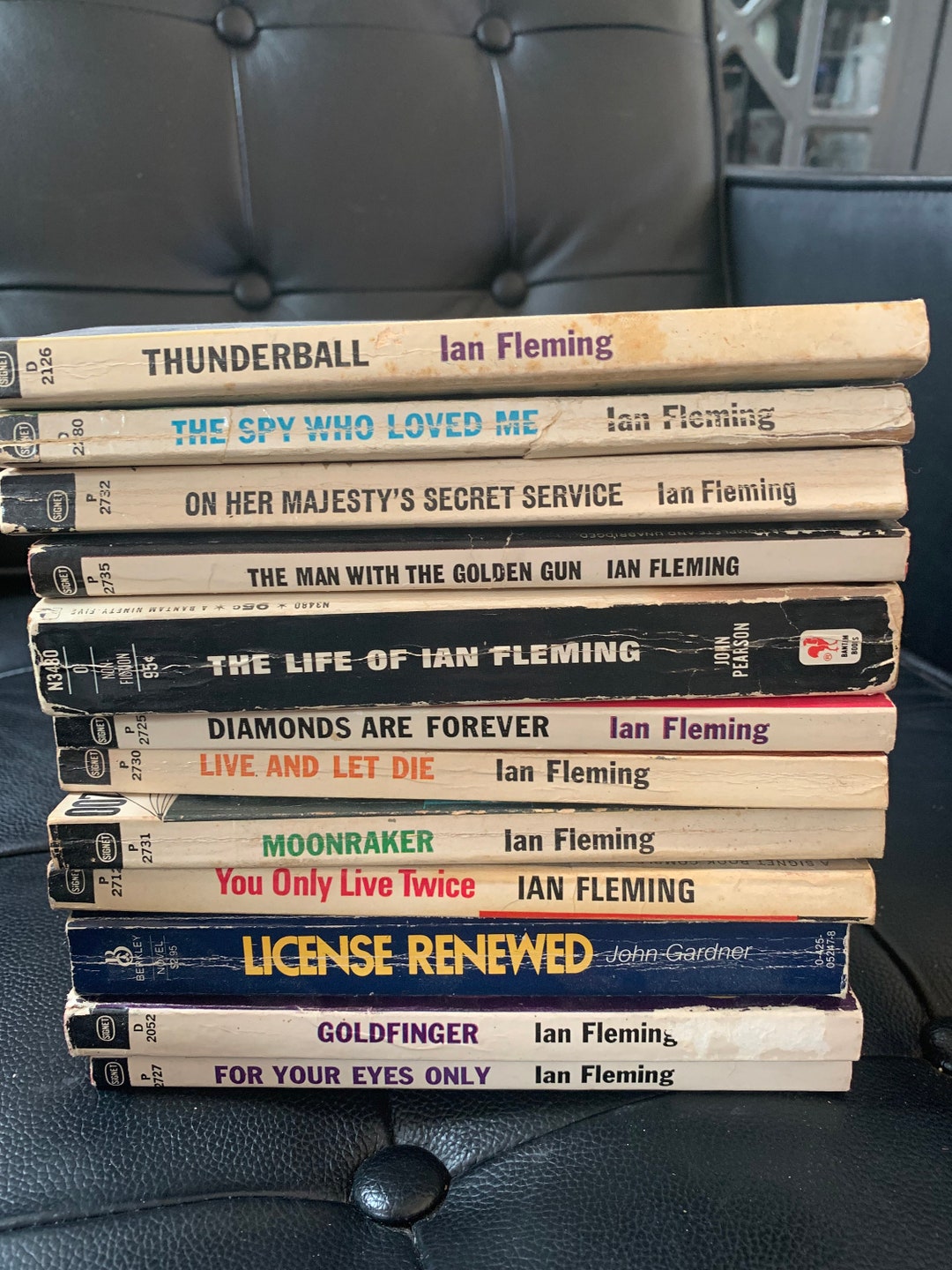Incredible Dozen James Bond 007 Novels Ian Fleming - Etsy