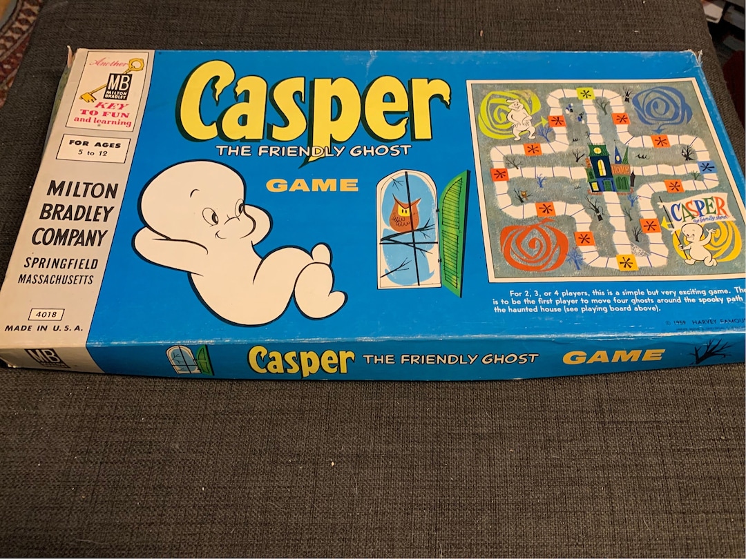 1959 Casper the Friendly Ghost Board Game Milton Bradley - Etsy