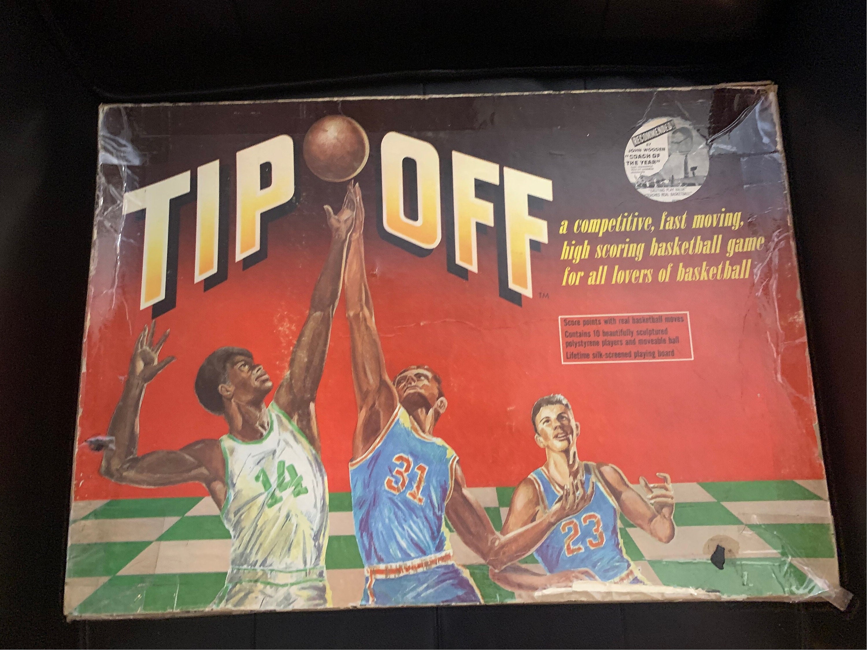 Vintage 1969 TIP OFF BASKETBALL High Scoring Board Game John Wooden - Etsy